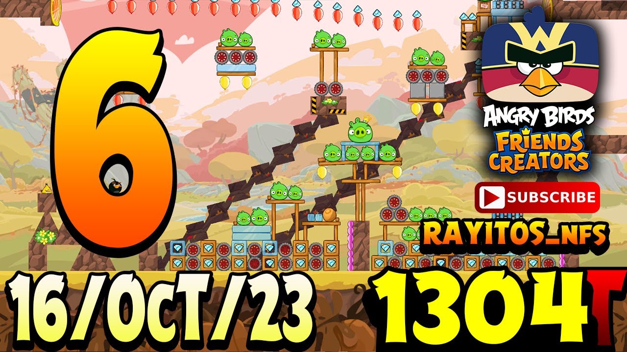 Angry Birds Friends Level 6 Tournament 1304 Highscore POWER-UP ...