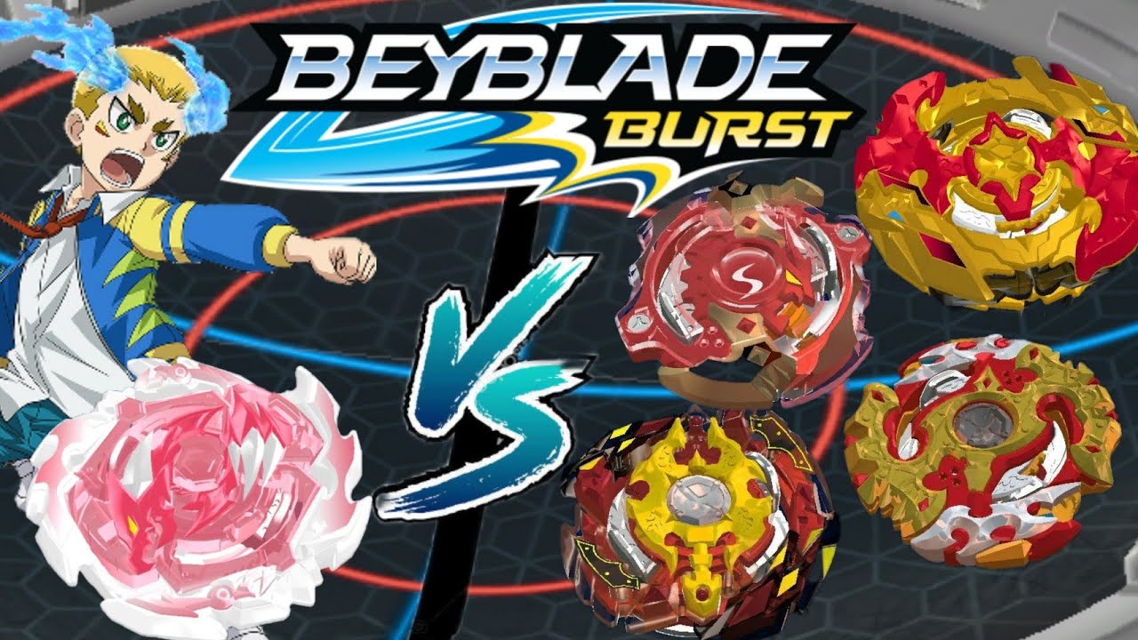 All Spryzen's Evolutions Vs Ace Dragon Sakura!! Beyblade Burst Rivals ...