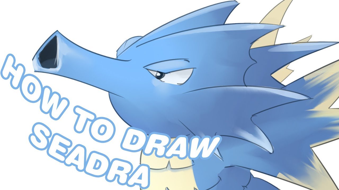 How To Draw Seadra | Pokemon | Drawing Process | Entry #117 - YouTube