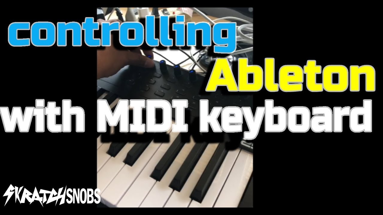 Ableton quick tip! Assigning controls to MIDI keyboard - YouTube