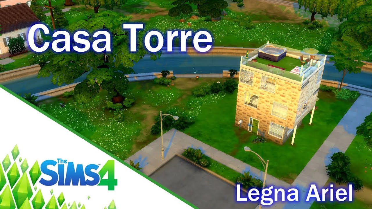 Casa Torre | Tower House | Building #18 | The Sims 4 | Speed Build | # ...