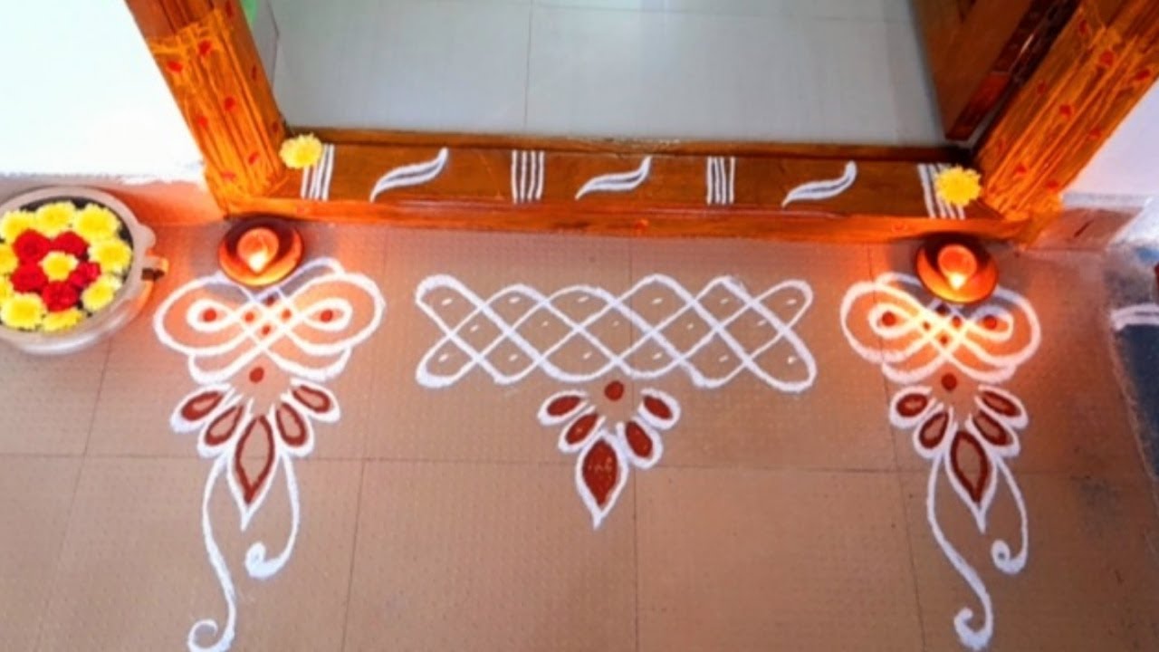 Main door entrance decoration/ nilaivasal alangaram/ sunrise creation ...