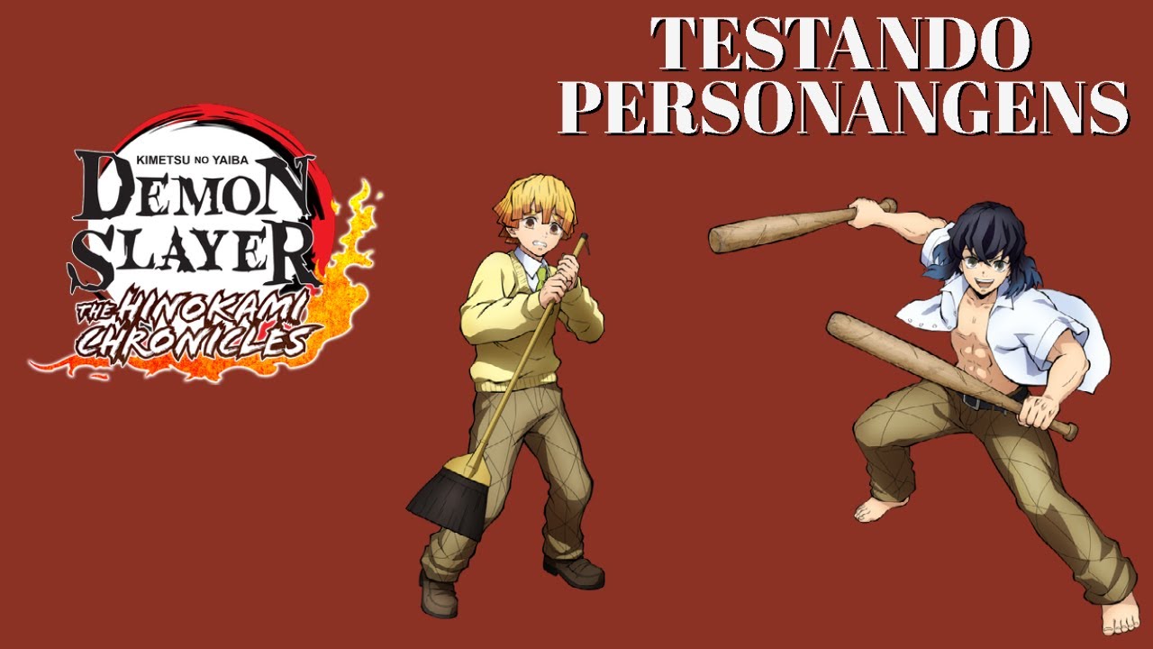 Testando Academy Zenitsu e Academy Inosuke | Kimetsu no Yaiba - The ...
