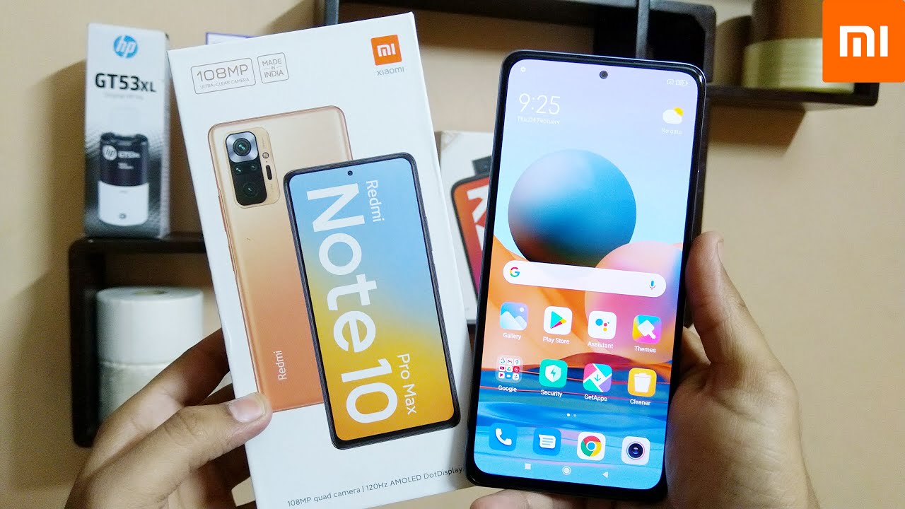 Redmi Note 10 Pro Max | Indian Retail Unit 6+128 GB Unboxing and First ...