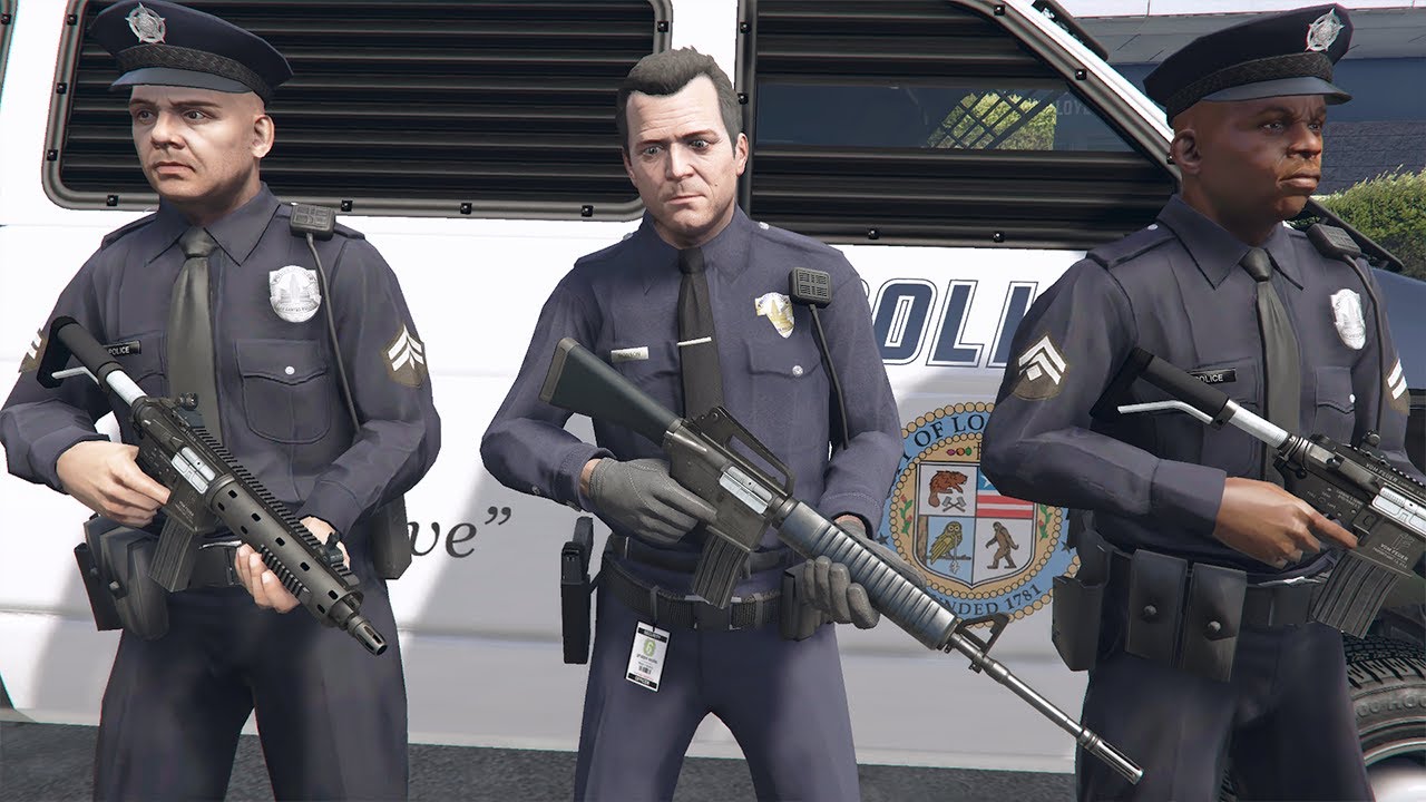 How To Join the Police/LSPD In STORY MODE! (PC, PS4, Xbox One, PS3 ...