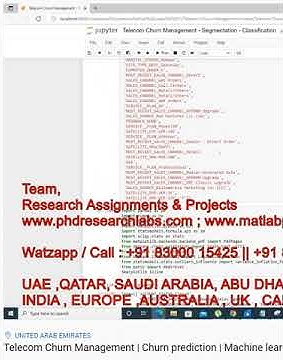 Telecom Churn Management - Churn prediction - Machine learning - Python code - customers life ...