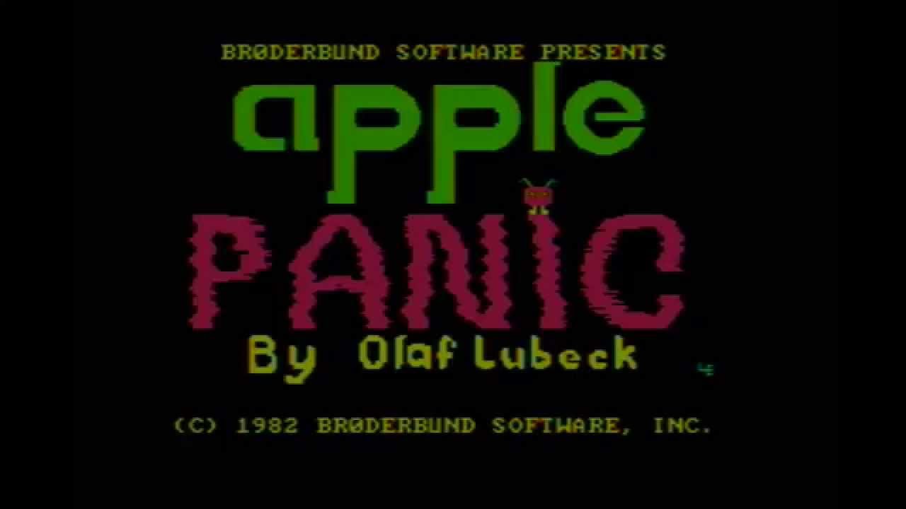 Playing Apple Panic on an IBM PC - YouTube