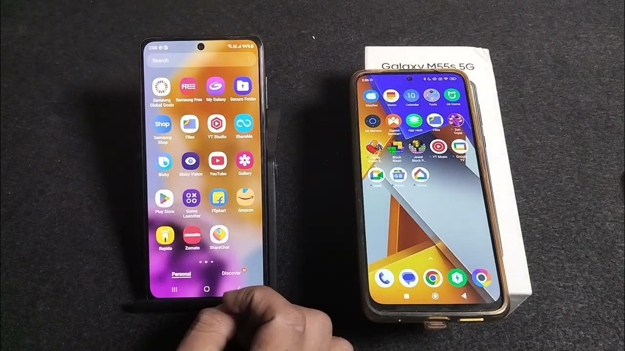 How To data transfer using Bluetooth Samsung Galaxy M55s 5G || Bluetooth Se data transfer kaise ...