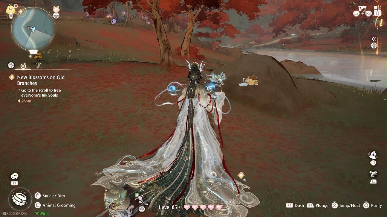 Infinity Nikki Gifty Angler Location at the Ink Pool Danqing Island ...