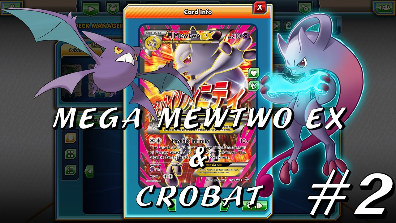 Mega Mewtwo EX & Crobat Deck! #2 Pokemon Trading Card Game Online ...