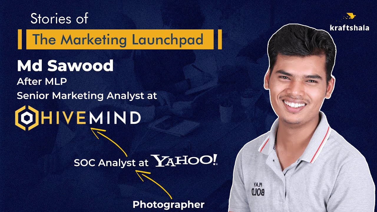 How Sawood switched his career with Kraftshala's Digital Marketing Launchpad Program - YouTube