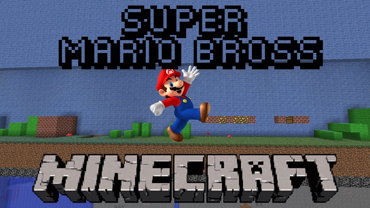 Super Mario Bros Minecraft Minigame Mapa Youtube