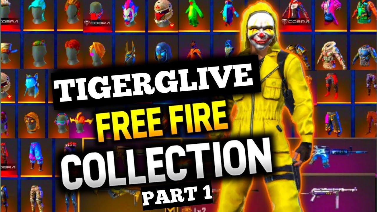 FREE FIRE COLLECTION PART 1 || ALL COLLECTION PART ONE || GARENA FREE ...