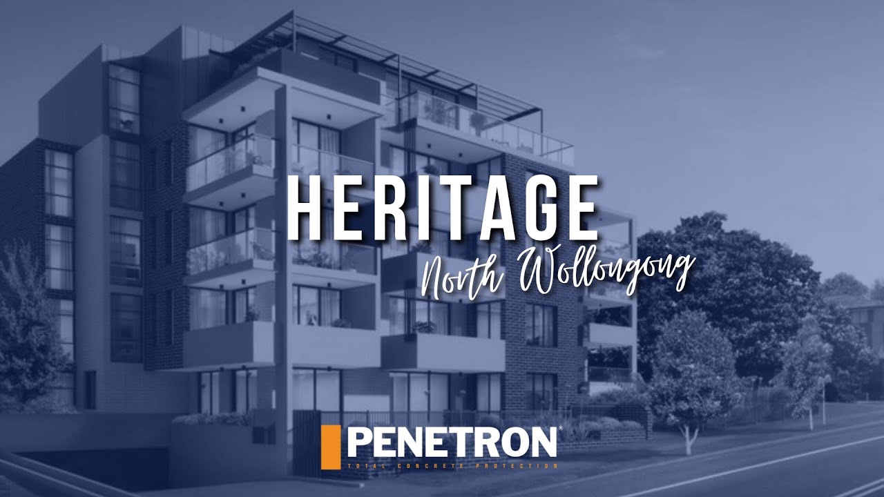PENETRON Project || HERITAGE, North Wollongong - YouTube