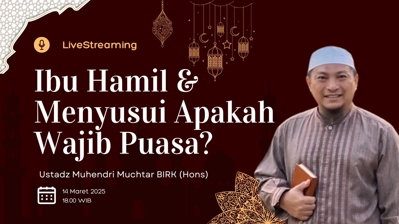 Ibu Hamil dan Menyusui Apakah Wajib Puasa Atau Tidak ? _// Ust ...