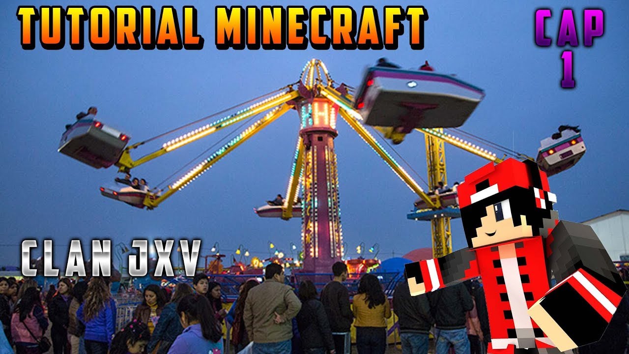 COMO HACER UN PARQUE DE DIVERSIONES EN MINECRAFT DESDE CERO CAPITULO 2 ...