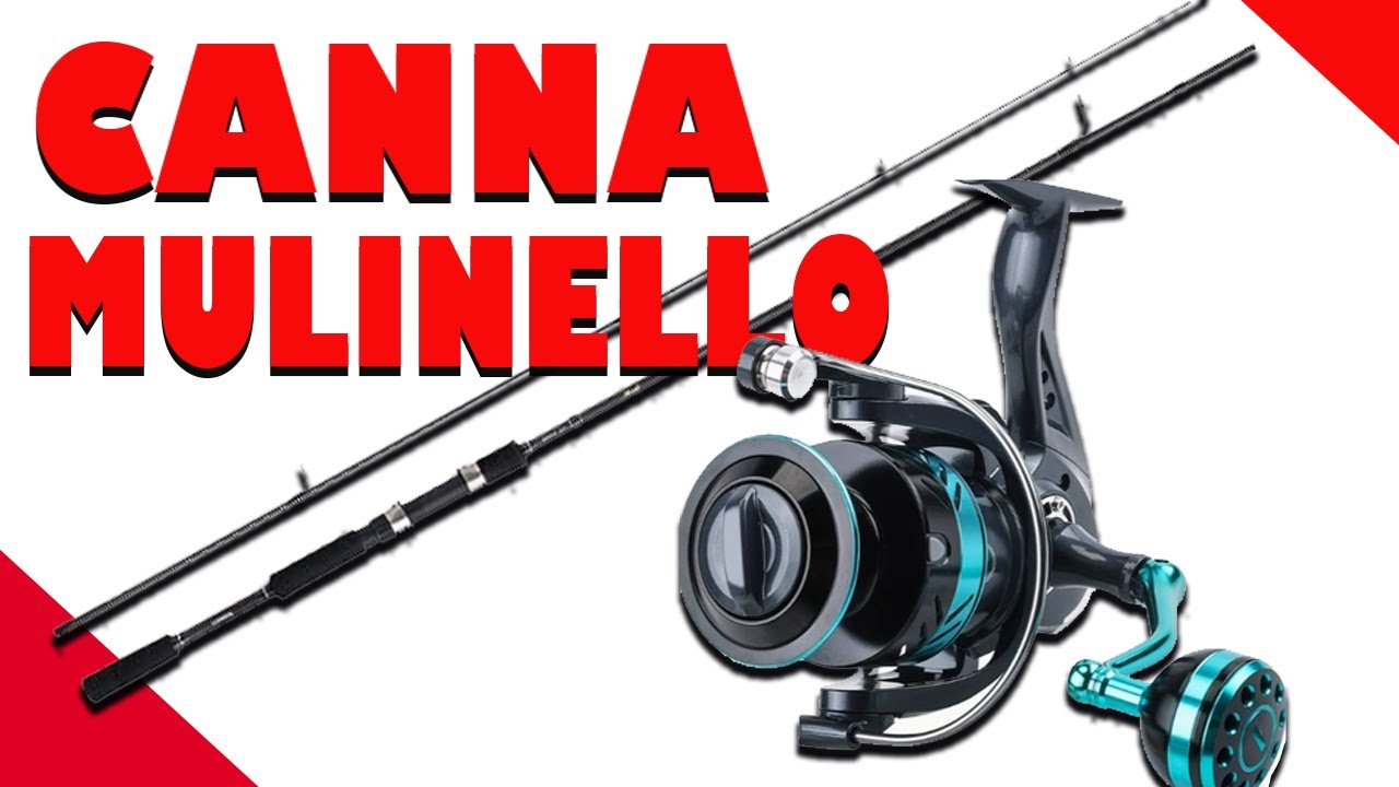 PRIMA CANNA E MULINELLO - PESCA SPINNING MARE - YouTube