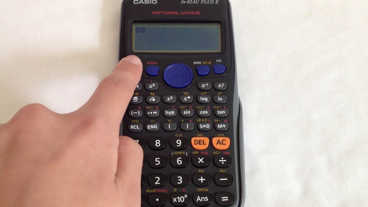 How to Diagnose a Casio Calculator - YouTube