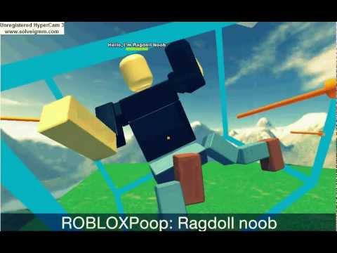 ROBLOX poop: Ragdoll noobs - YouTube