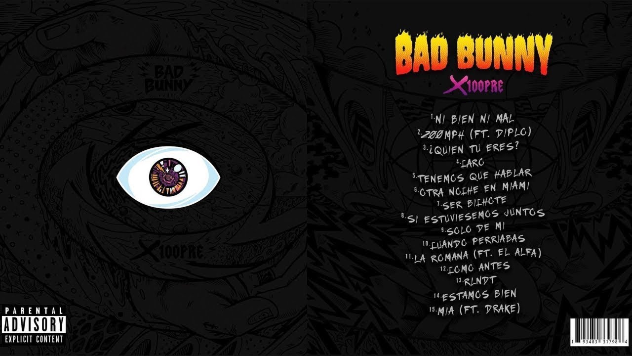 Bad Bunny X100pre Full Album Youtube