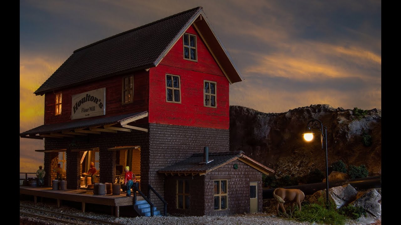 Building an HO Scale Flour Mill - YouTube