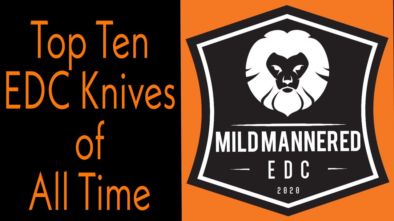 Top Ten EDC Knives of All-Time (March 2020) - YouTube