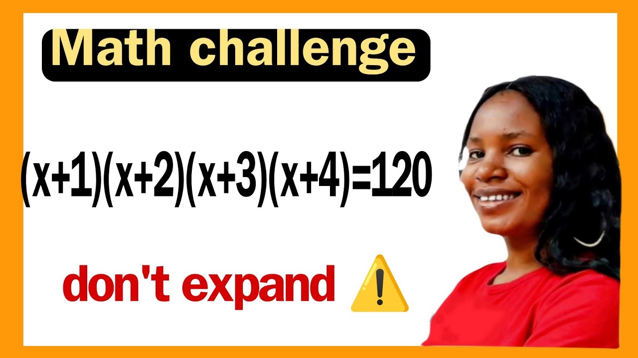 A Nice algebra simplification Math problem| solve for x - YouTube