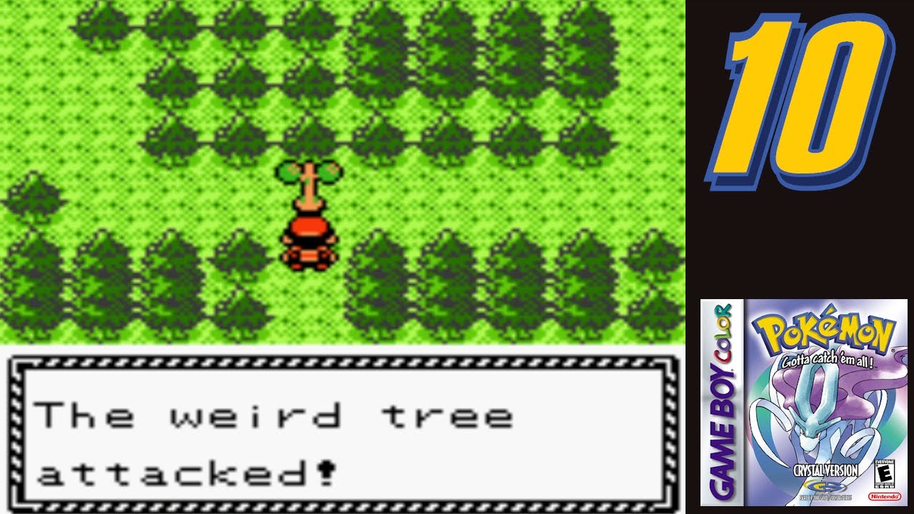 Weird Trees and a Familiar Face. | Pokémon Crystal Playthrough Part 10 ...