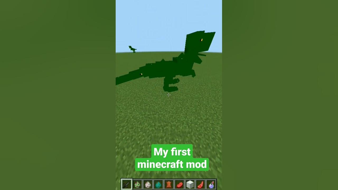 my first minecraft mod #minecraft mods - YouTube