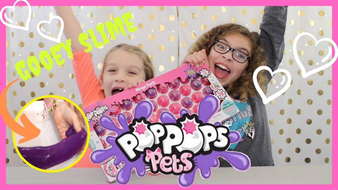 POPPING SLIME BUBBLES!! | UNBOXING POP POPS PETS MEGA PACK!! - YouTube