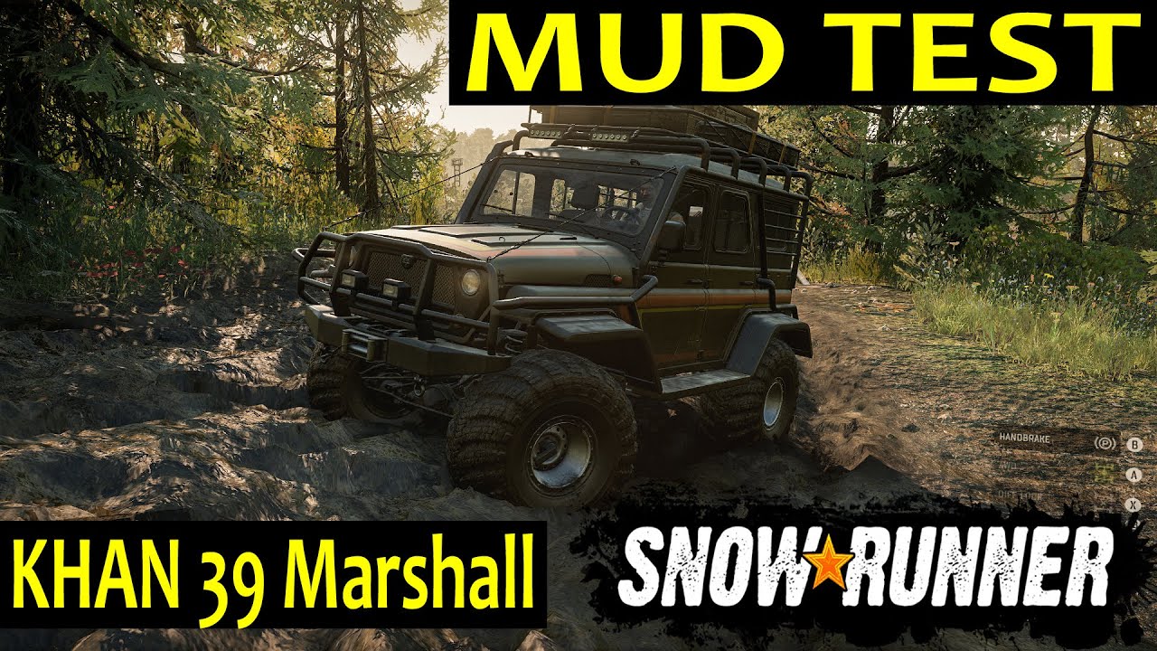 SnowRunner Khan 39 Marshall See modifications and MUD TEST - YouTube