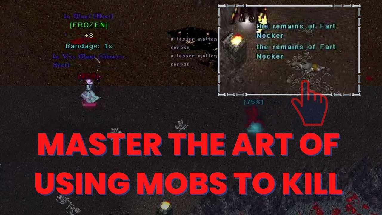UO Outlands - How to use the mobs to pk other players? - YouTube