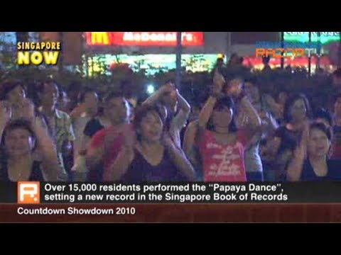 Papaya Dance breaks record! (Countdown Showdown 2010 Pt 2) - YouTube