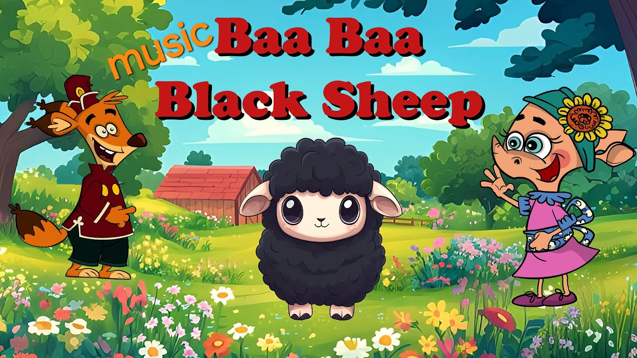 🐑 Baa Baa Colorful Sheep’s Adventure Song | Fun Kids Song with Colors ...