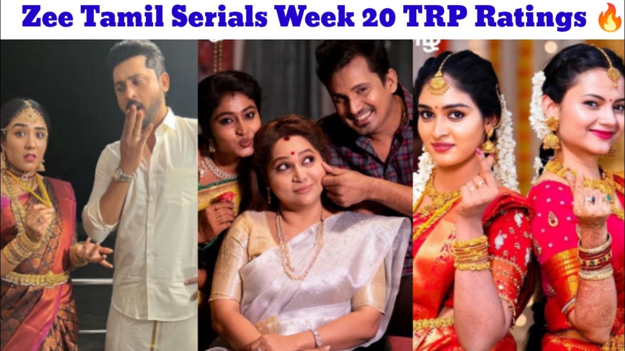 Zee Tamil All Serials Week 20 TRP Ratings || Week 20 TRP Rating ...