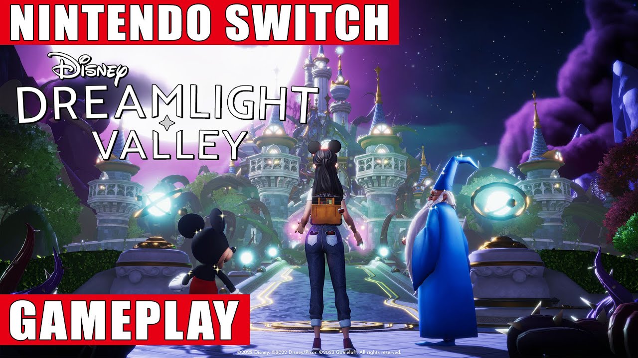 Disney Dreamlight Valley Nintendo Switch Gameplay - YouTube