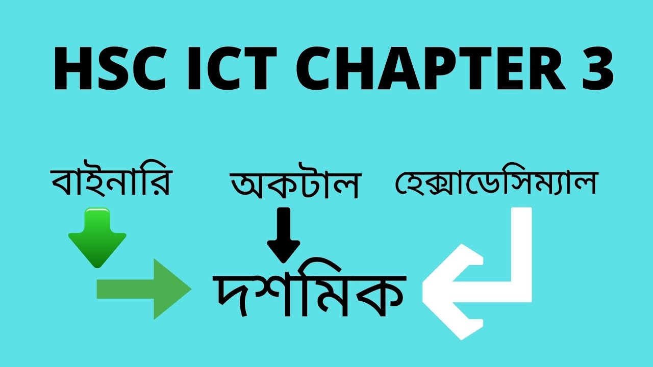 HSC ICT Chapter 3 | Number System convert | সংখ্যা পদ্ধতির রুপান্তর ...