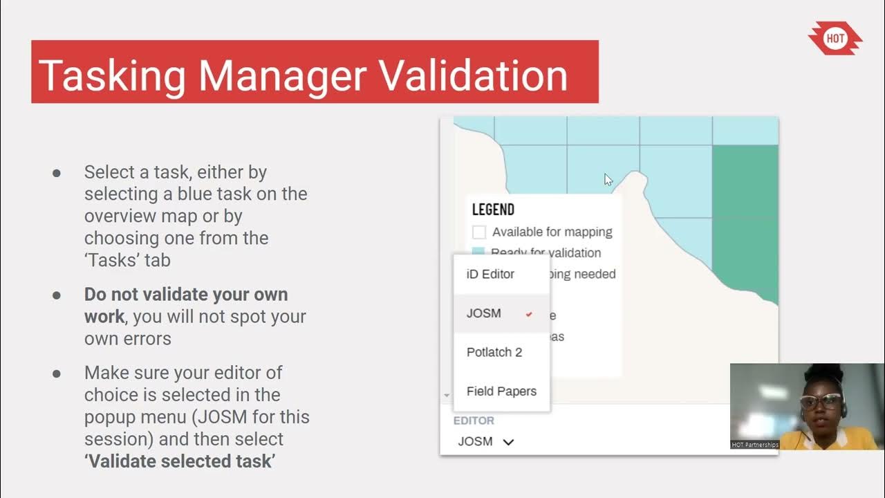 Validation Using JOSM 1 Option 2 Data Quality Internship - YouTube