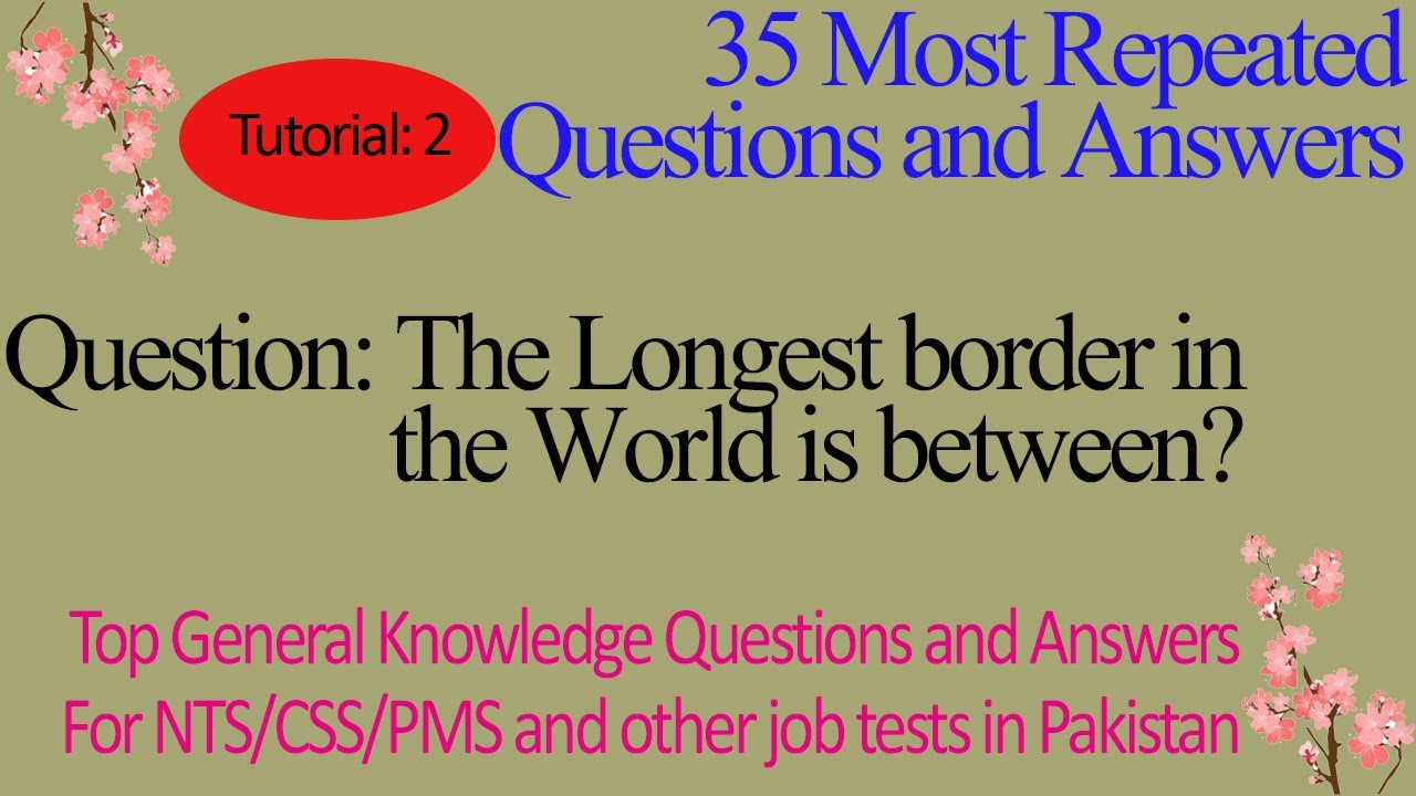 General Knowledge Questions And Answers Tutorial 2 YouTube general-knowledge-questions-and-answers-tutorial-2-youtube
