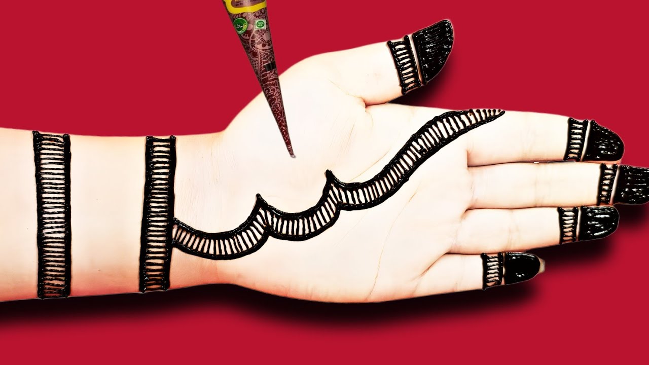 Easy Bharva Indian Full Hand Mehndi Design Trick 2023|| Front Hand ...
