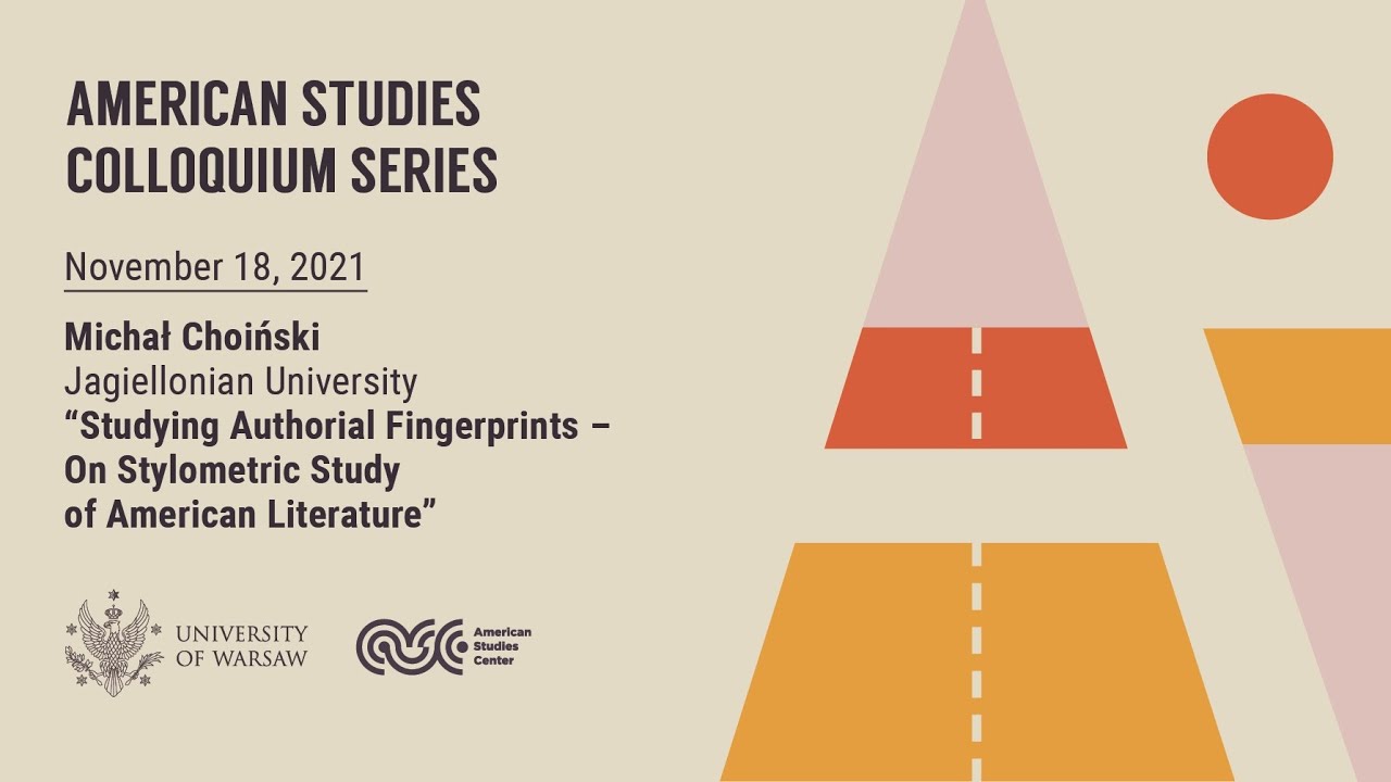 Studying Authorial Fingerprints – On Stylometric Study of American ...