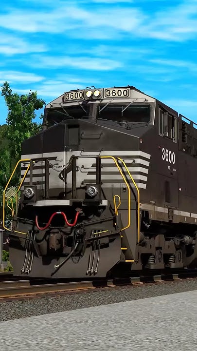 NS 3600 leads an intermodal through Tennessee - YouTube