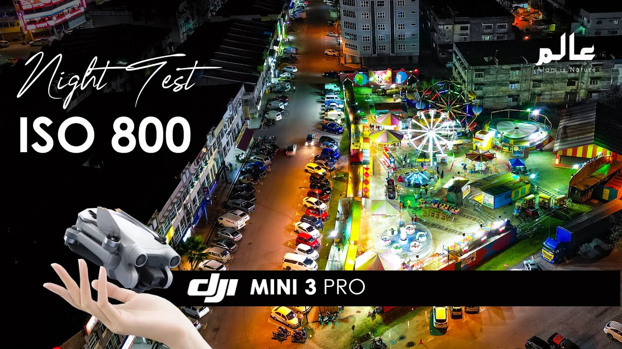 DJI Mini 3 Pro - Night test - ISO 800 - No Color Grading - YouTube