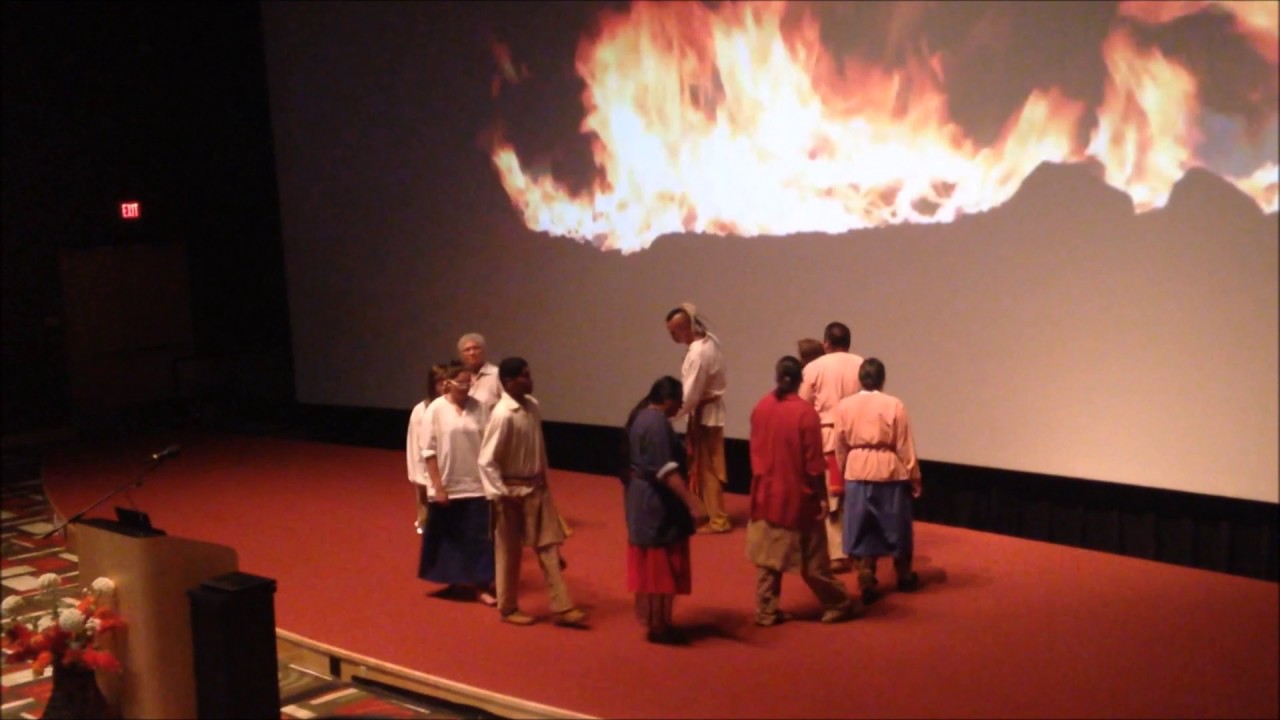 Dance at The Chikasha Inchokka' “Chickasaw house” Traditional Village 3 ...