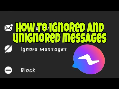 How To Recover Ignored Group In Messenger