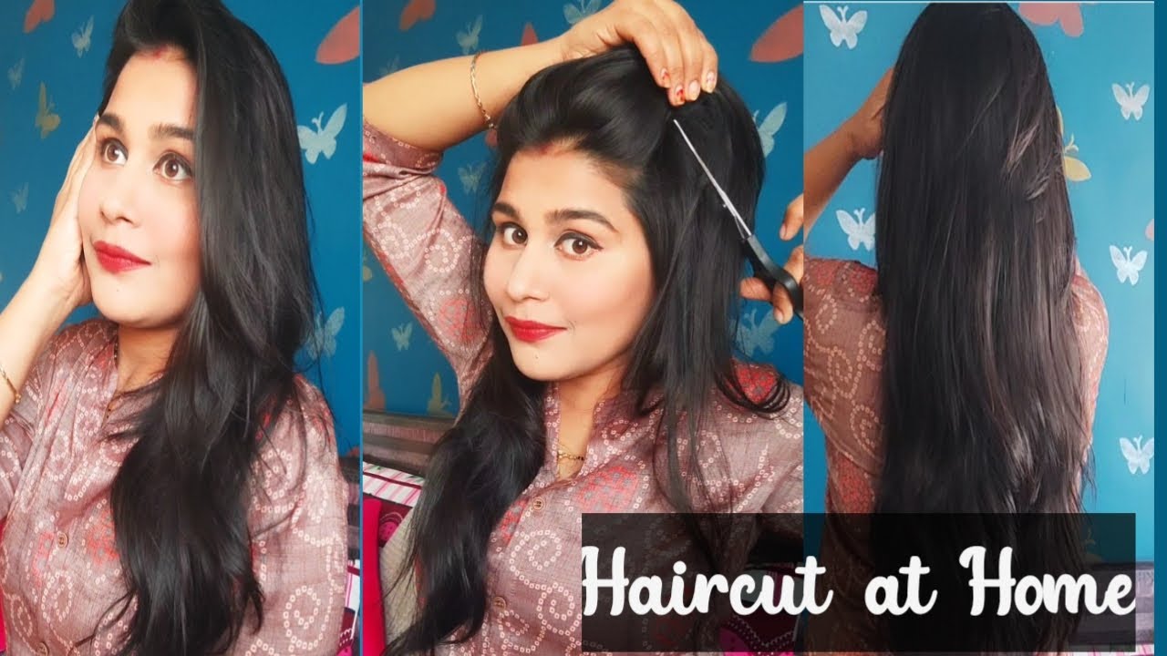 Self- Haircut Tutorial || How to Cut your Own Hair || Using 5step ...