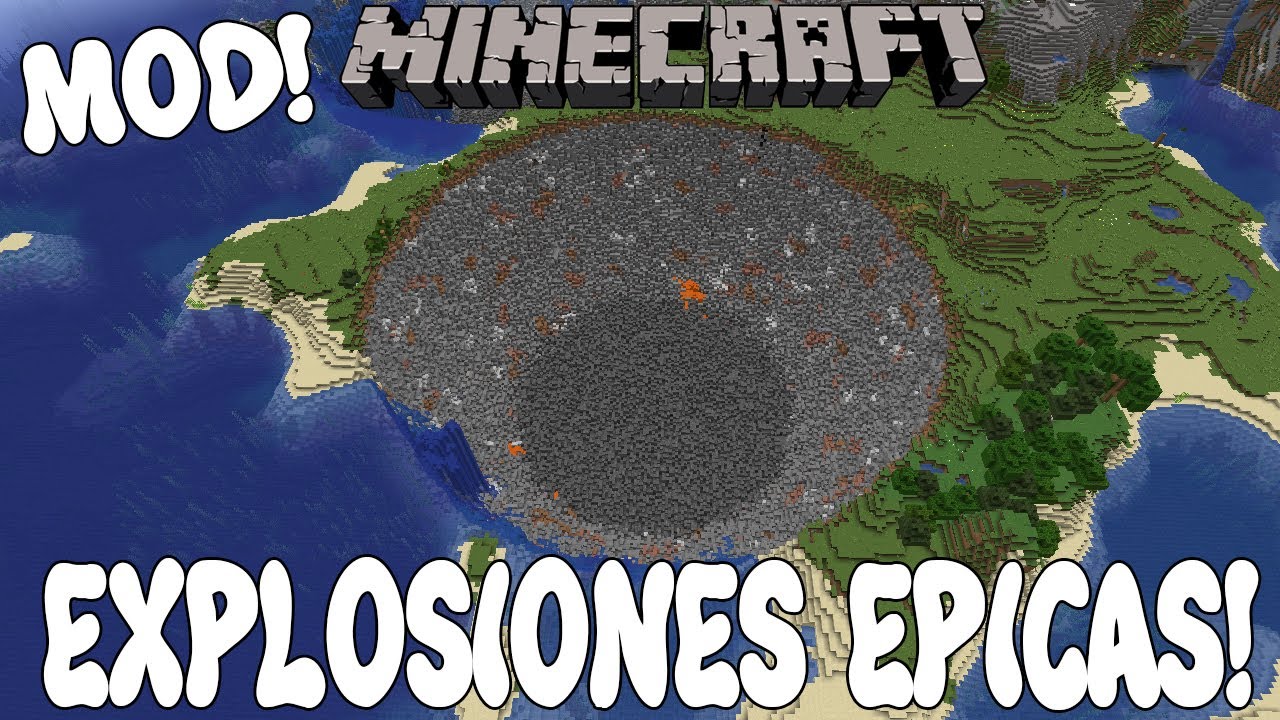 Explosiones Épicas Minecraft 1 16 2 Mod Atomic Explosion Youtube