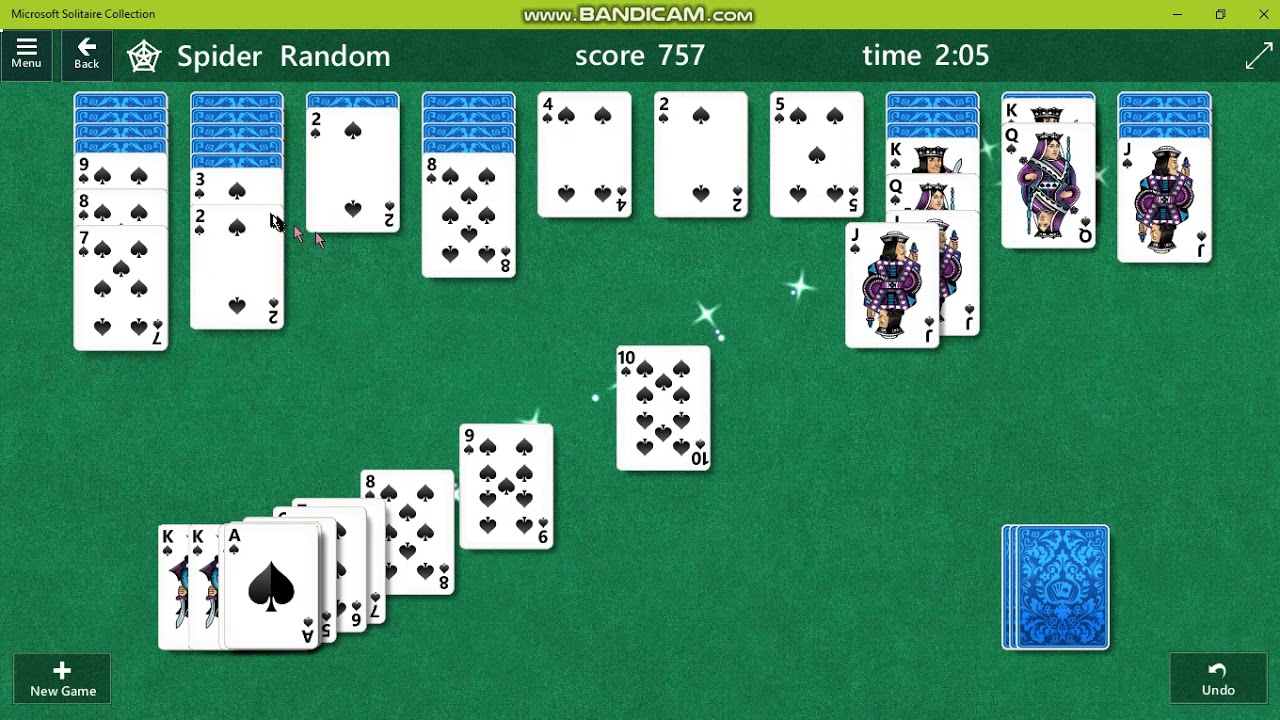 spider solitaire cards - YouTube
