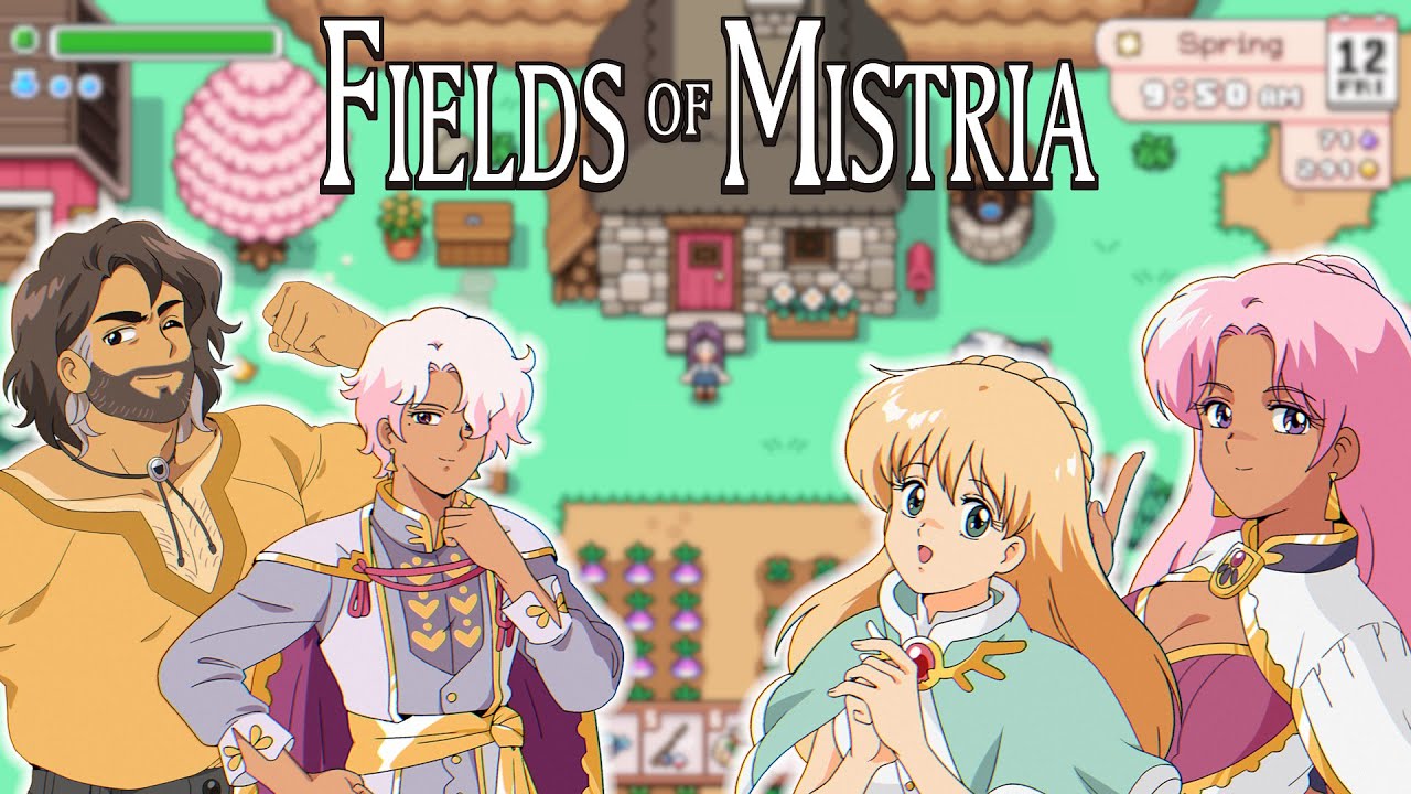 Let's Try Fields of Mistria! Late-90's Inspired Farm RPG - YouTube