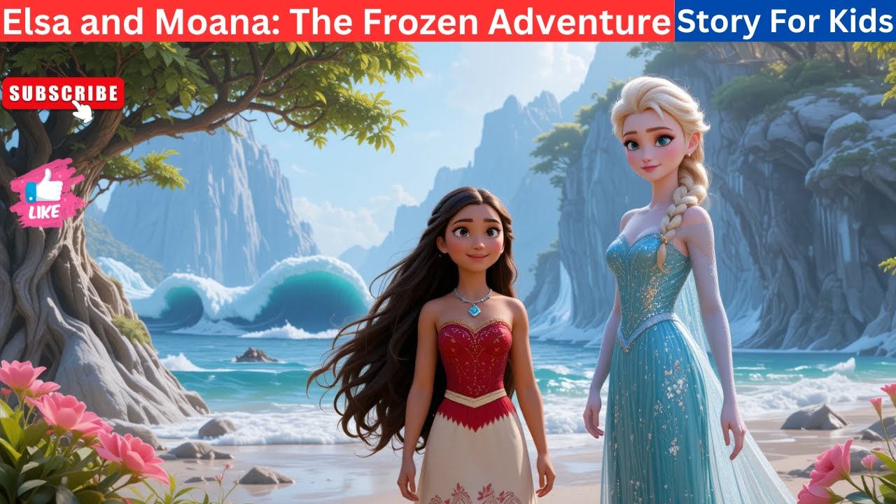 Elsa and Moana: The Frozen Adventure | Moana | Bedtime Story For Kids ...